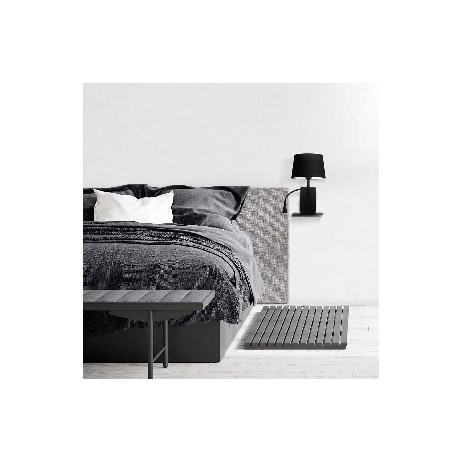 Dakota kinkiet (lewy) LP-2121/1W L BK Czarny - LightPlus.pl